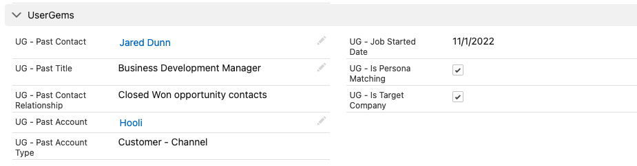 Salesforce Contact Layout Suggested Fields