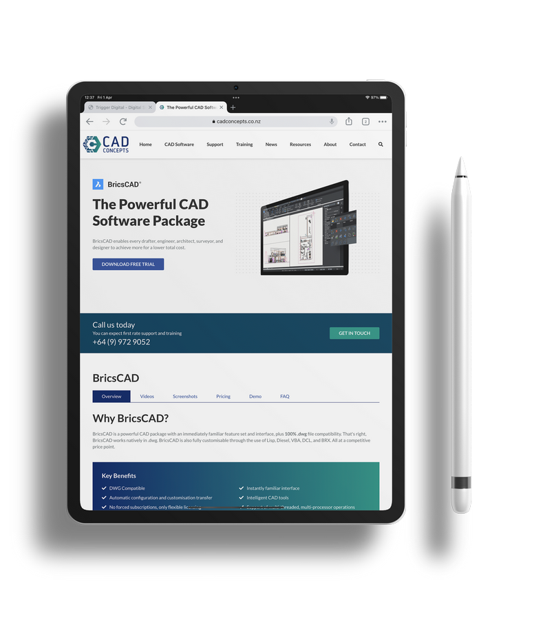 Website Project: Cad Concepts