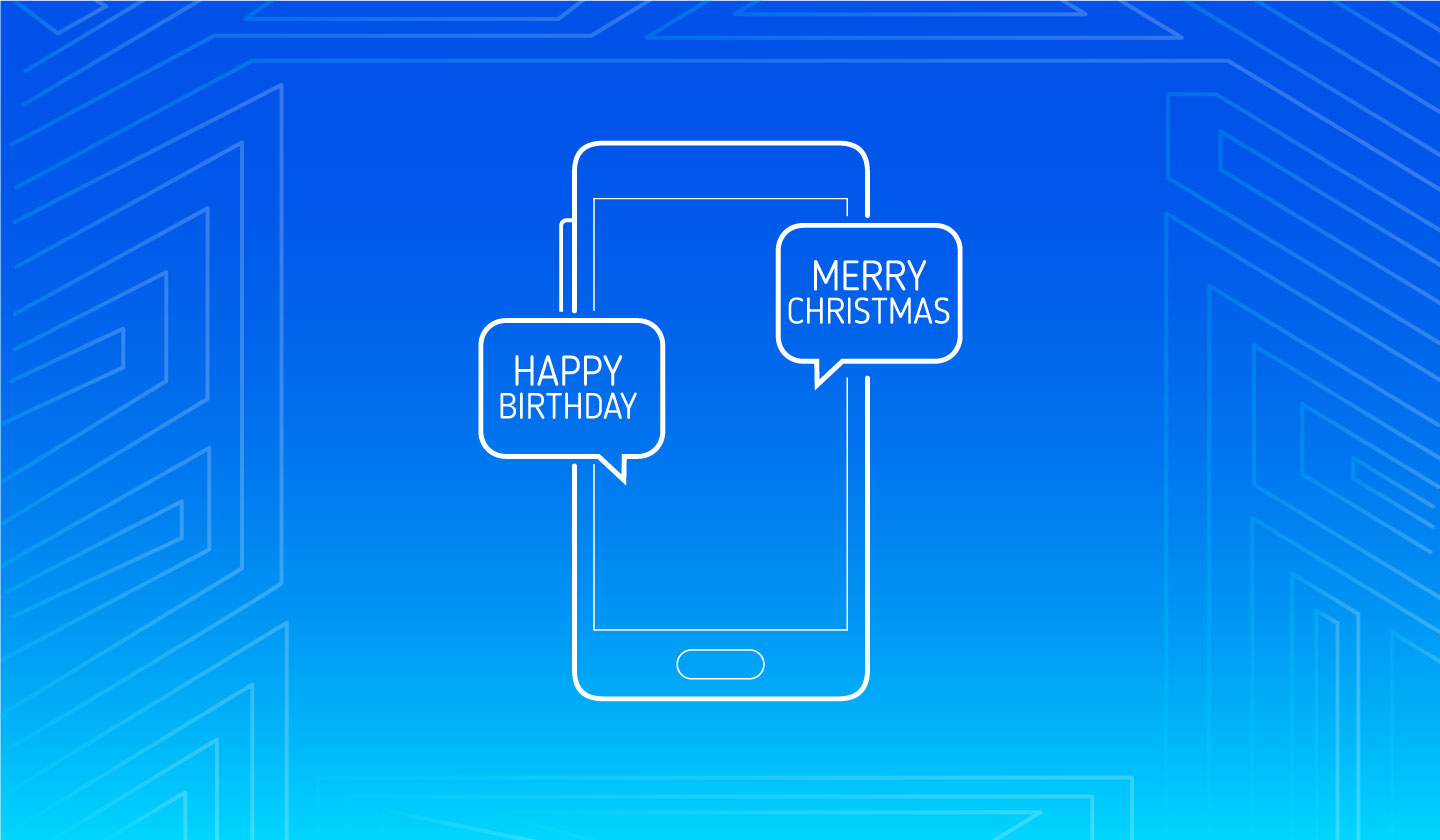 Happy Birthday and “Merry Christmas” SMS | Telesign
