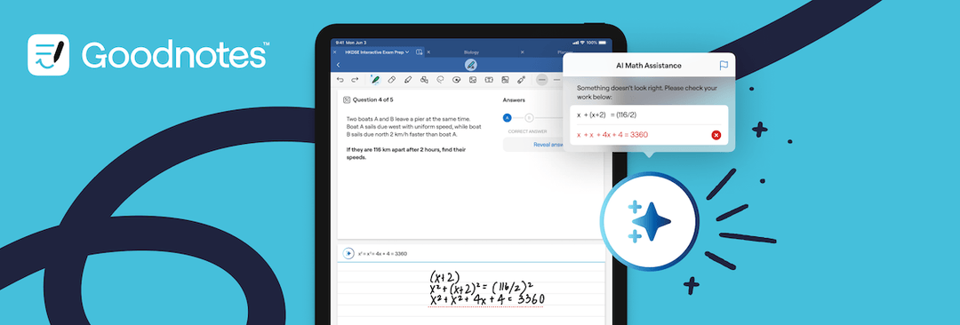 Design at Goodnotes: AI Math Assistance | Goodnotes Blog