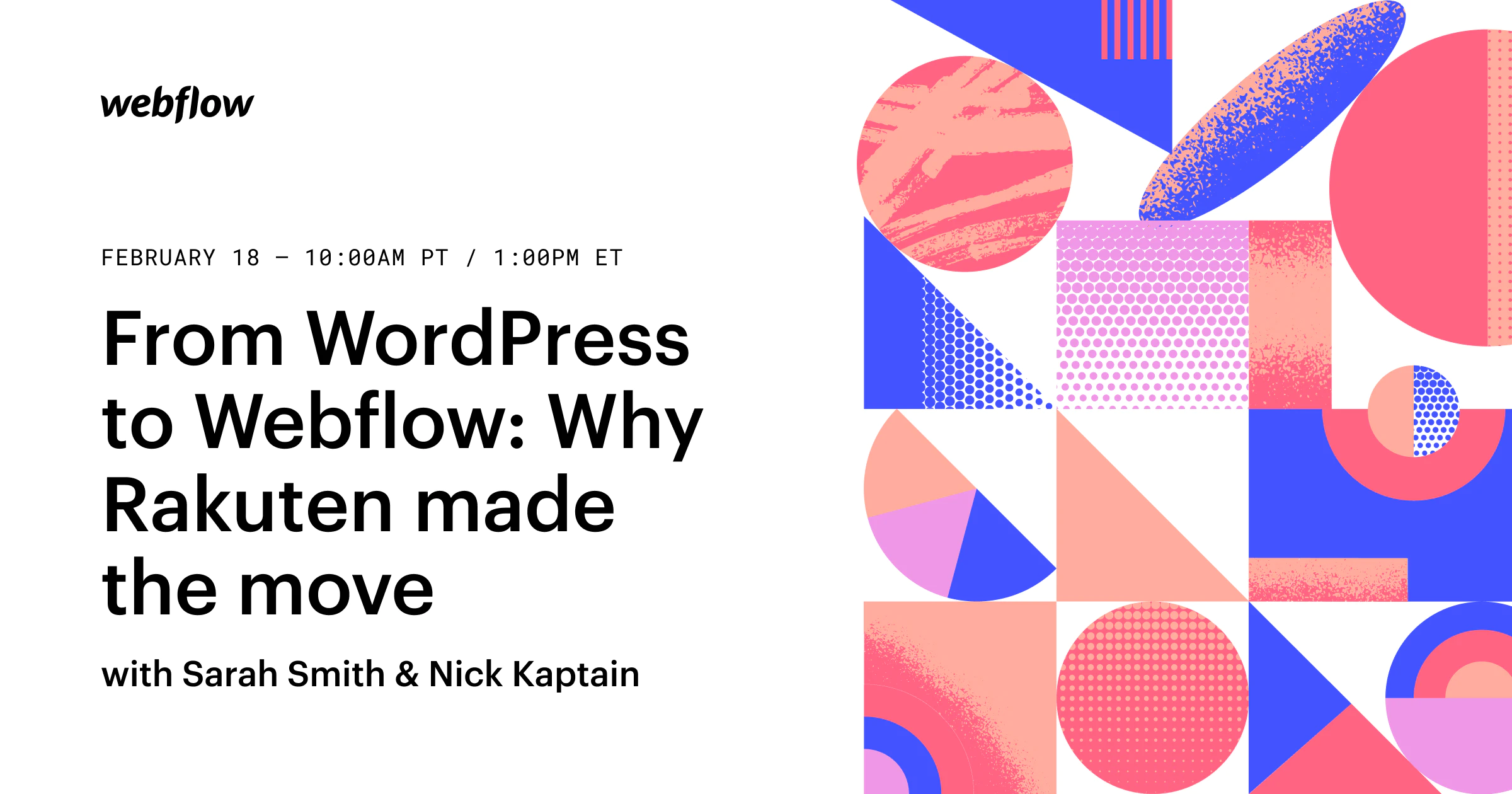 From WordPress to Webflow: Why Rakuten made the move | Webflow Webinars