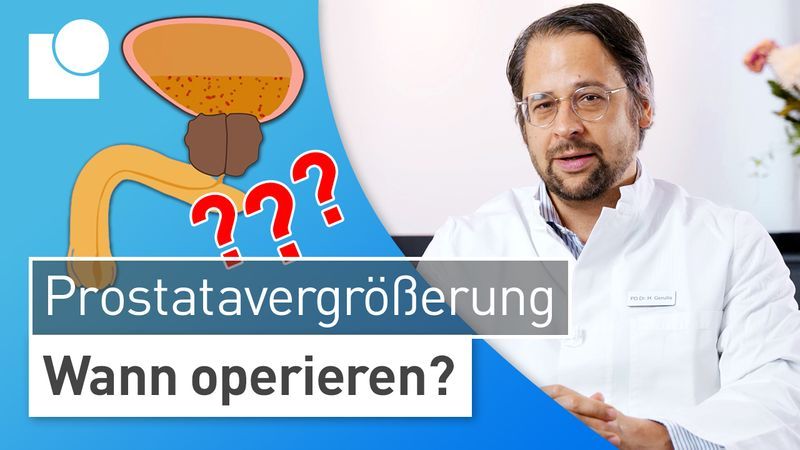 Prostatavergrößerung | Vorsorge, Diagnostik, Therapie