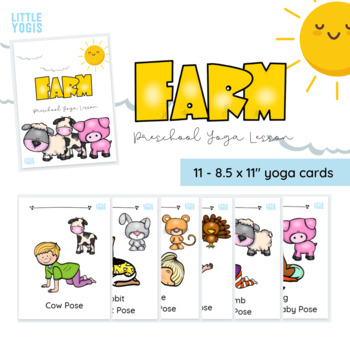 Farm Yoga Cards | Little Yogis Resources