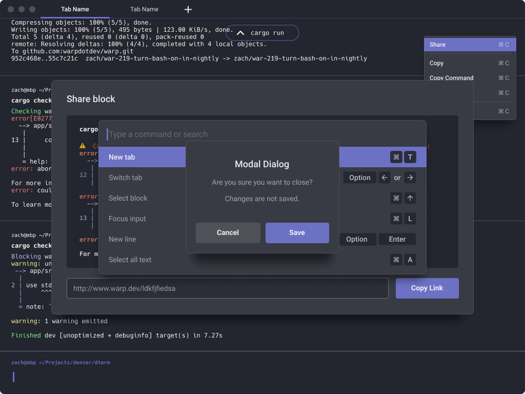 How we designed themes for the terminal - a peek into our process | Warp