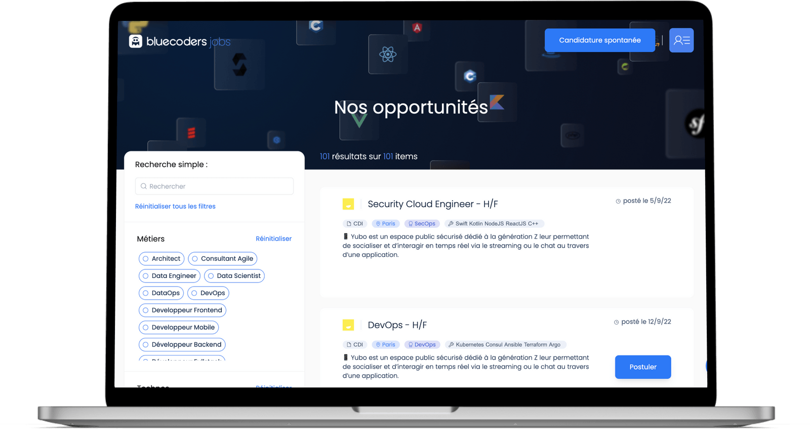 Bluecoders | Le cabinet de recrutement expert en Tech, Data & Produit