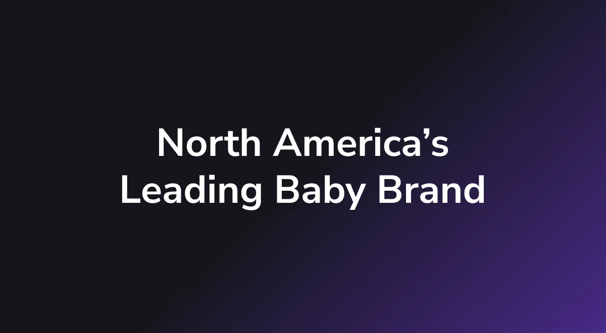 North America's Leading Baby Brand | Vizit Case Study