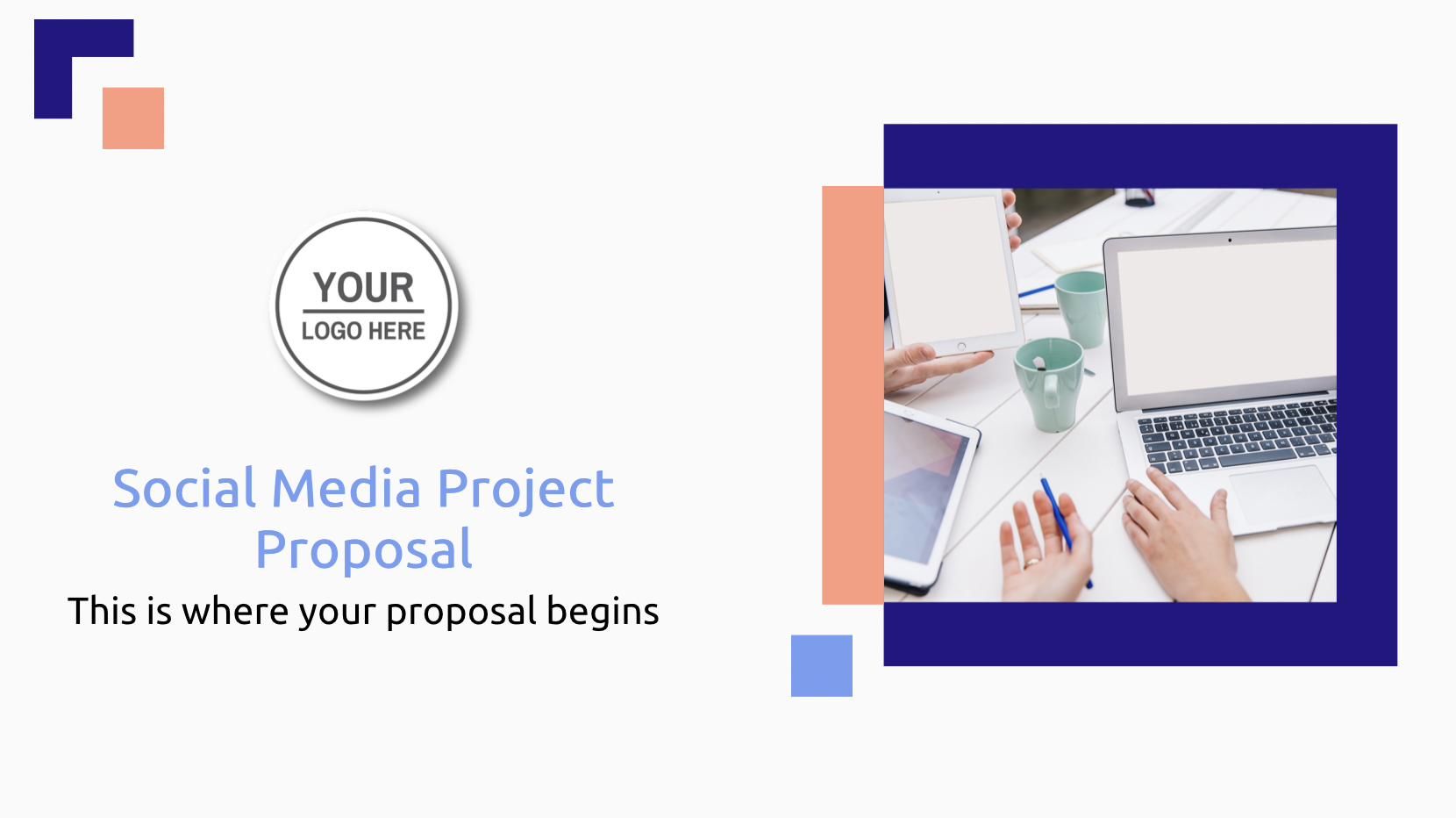 Social Media Project Presentation Template