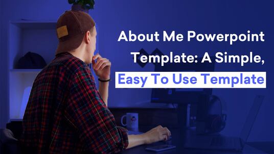 About Me Powerpoint Template: A Simple, Easy To Use Template | Decktopus