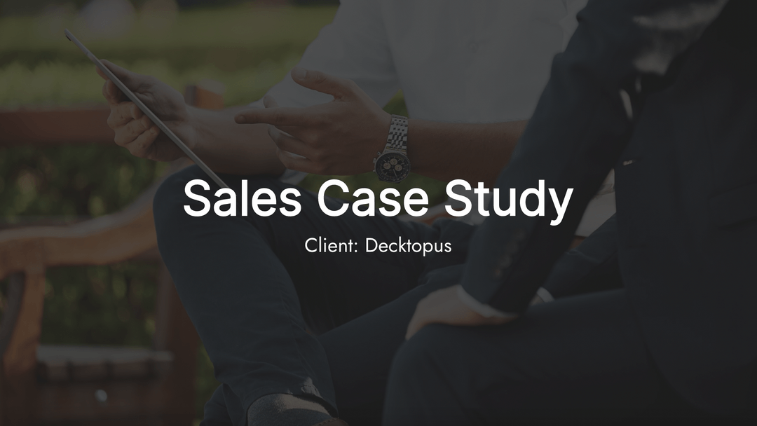Case Study Template For Sales Teams