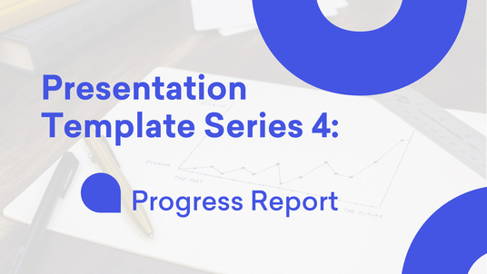 Presentation Template Series 4: Progress Report Template | Decktopus ...