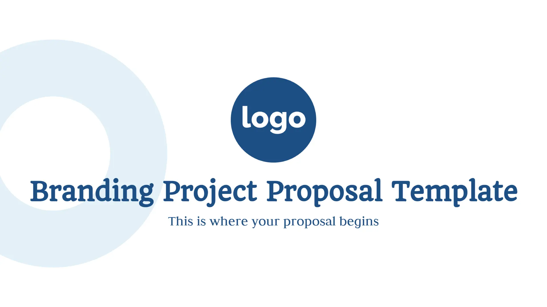 Branding Project Proposal Template