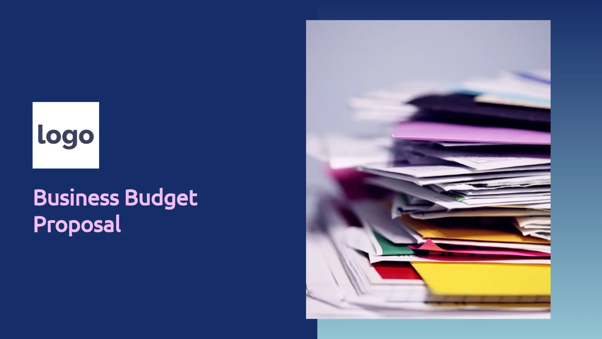 Business Budget Proposal Template