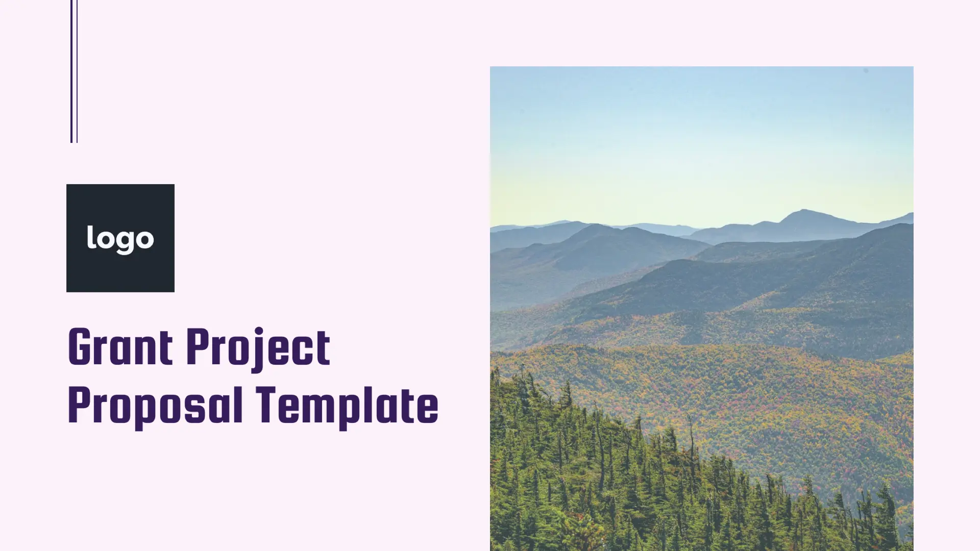 Grant Project Proposal Presentation Template
