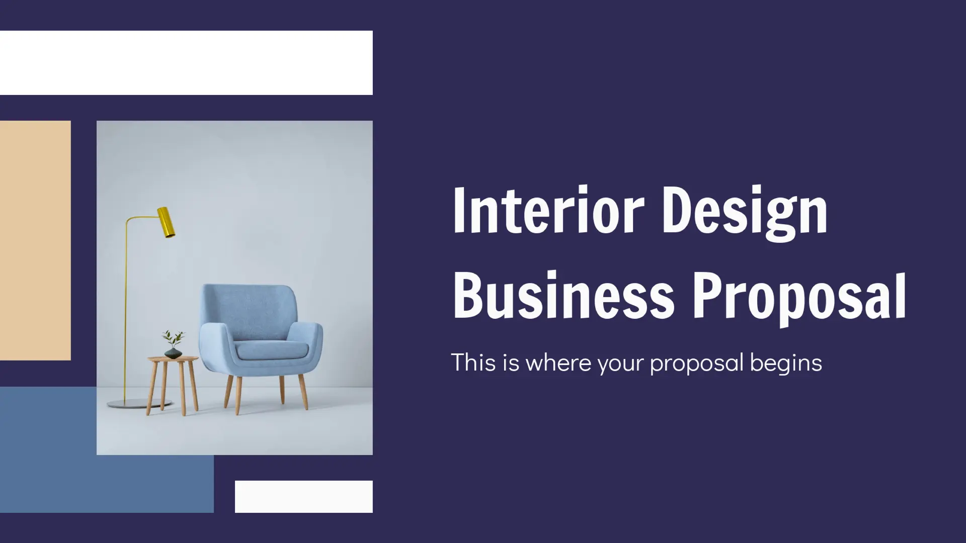 Interior Design Business Proposal Template