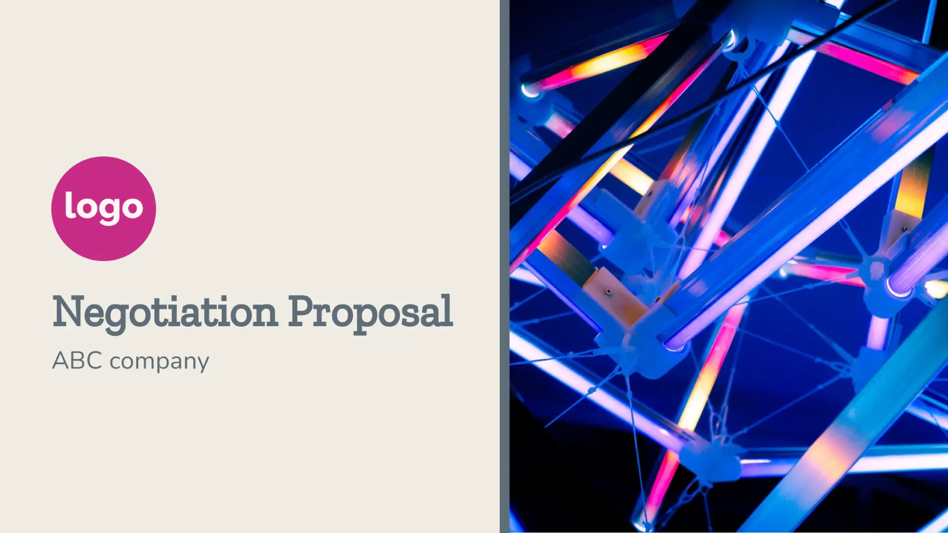 Negotiation Proposal Template