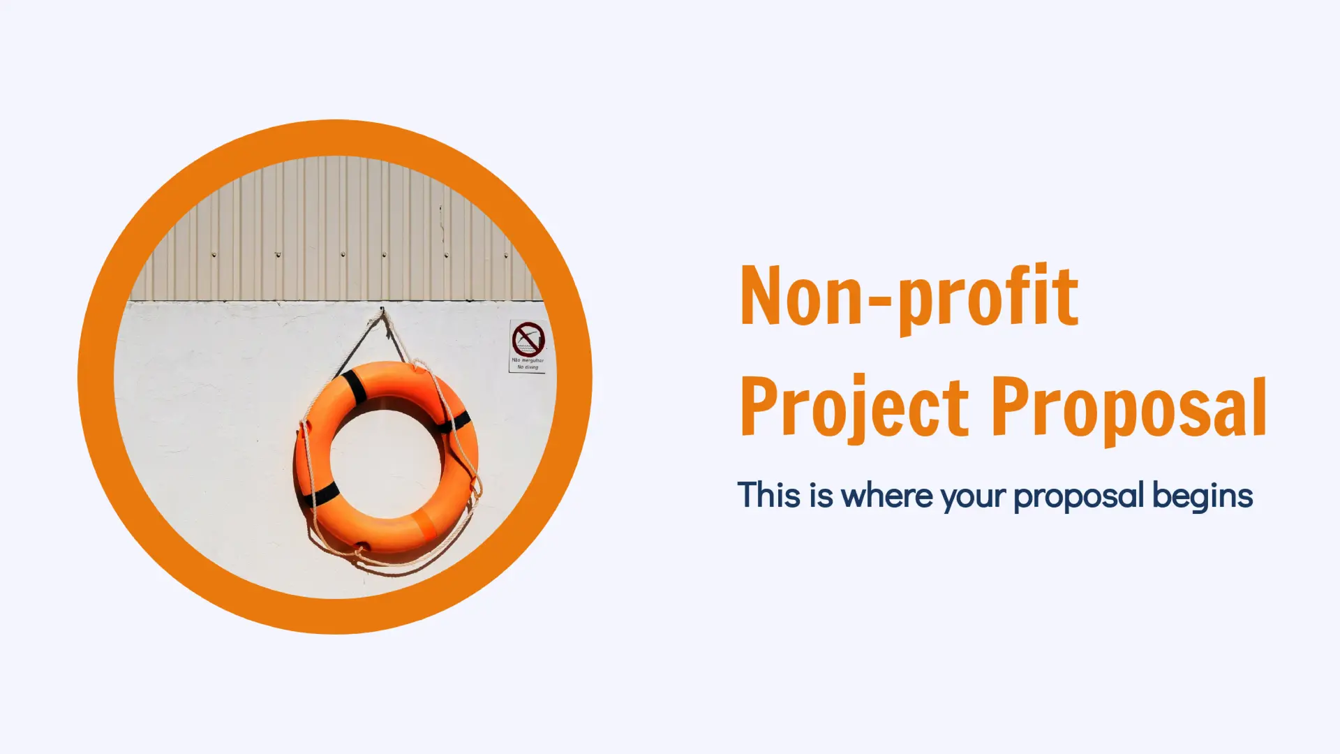 Non-Profit Project Proposal Presentation Template