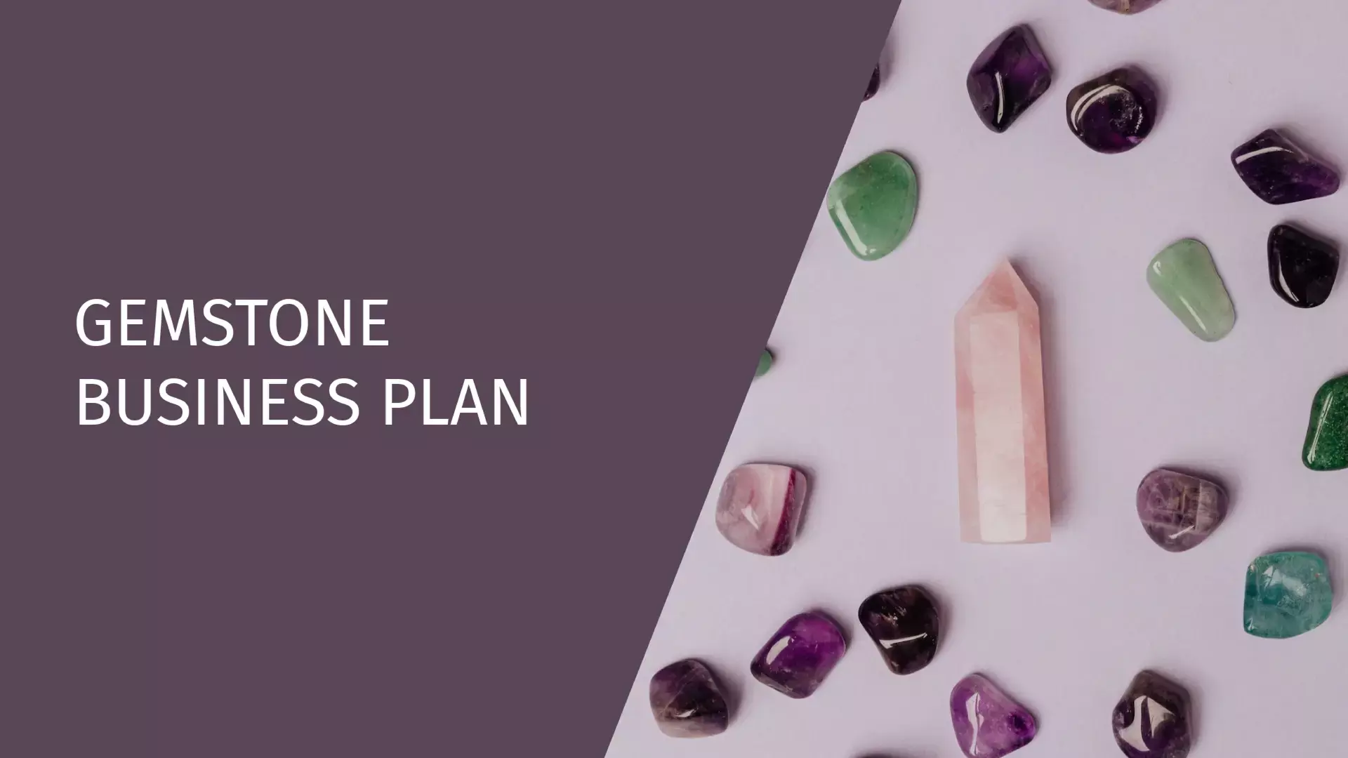 Gemstone Business Plan Deck