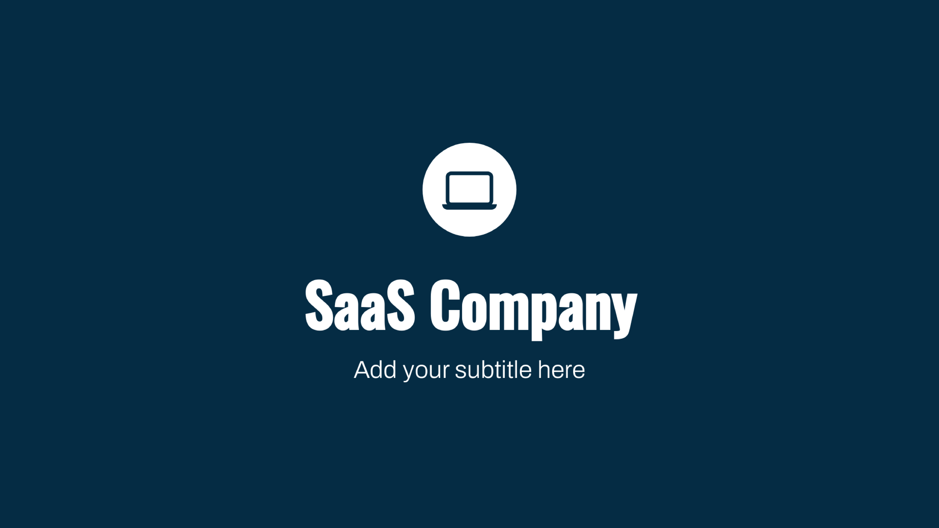 SaaS Business Presentation