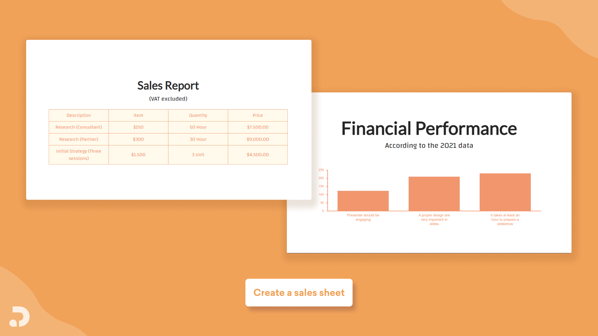 Creating and Selling Effective Sales Sheets with Examples | Decktopus ...