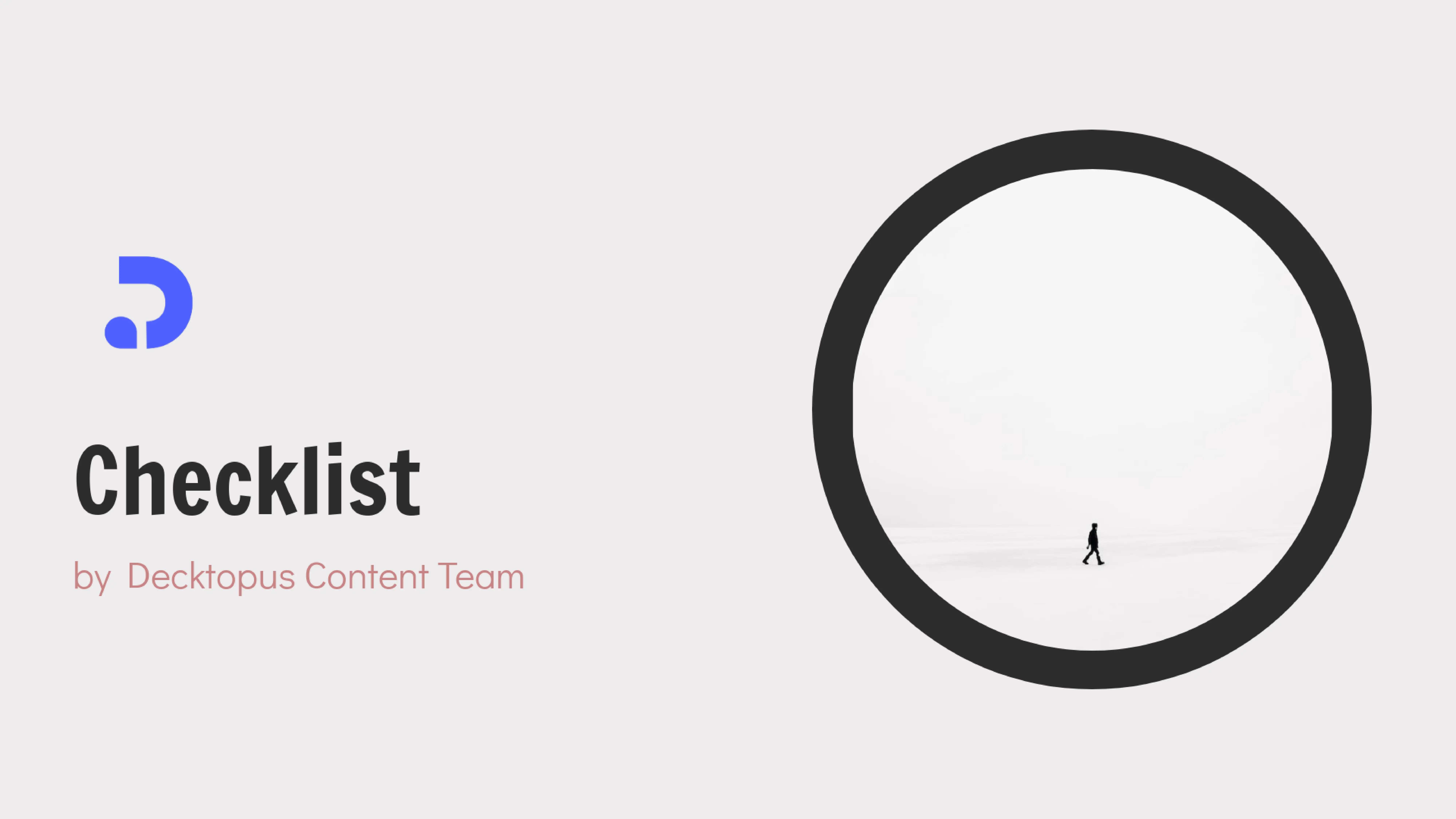 Content Creation Checklist Template