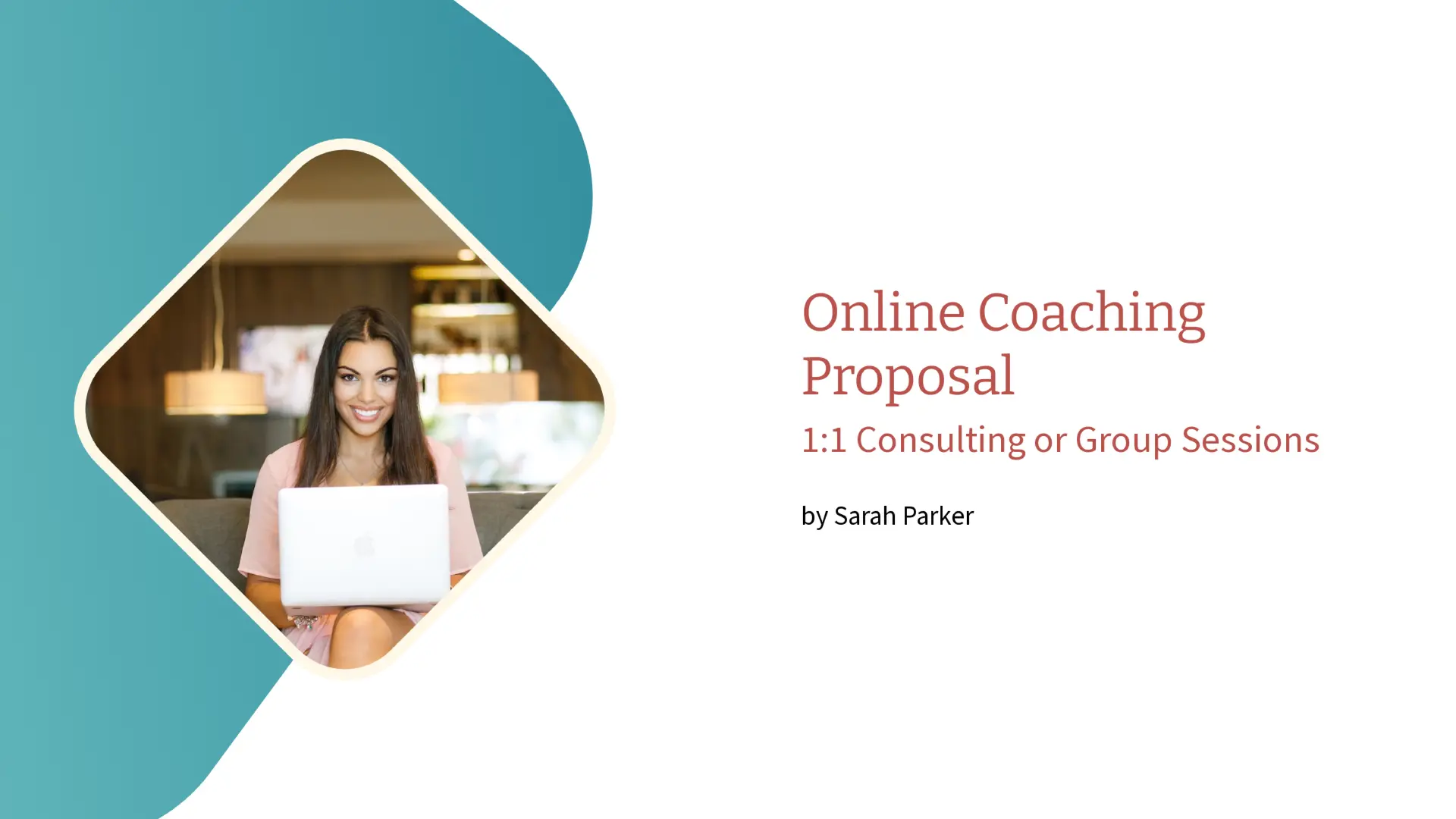 Online Coaching Proposal Template