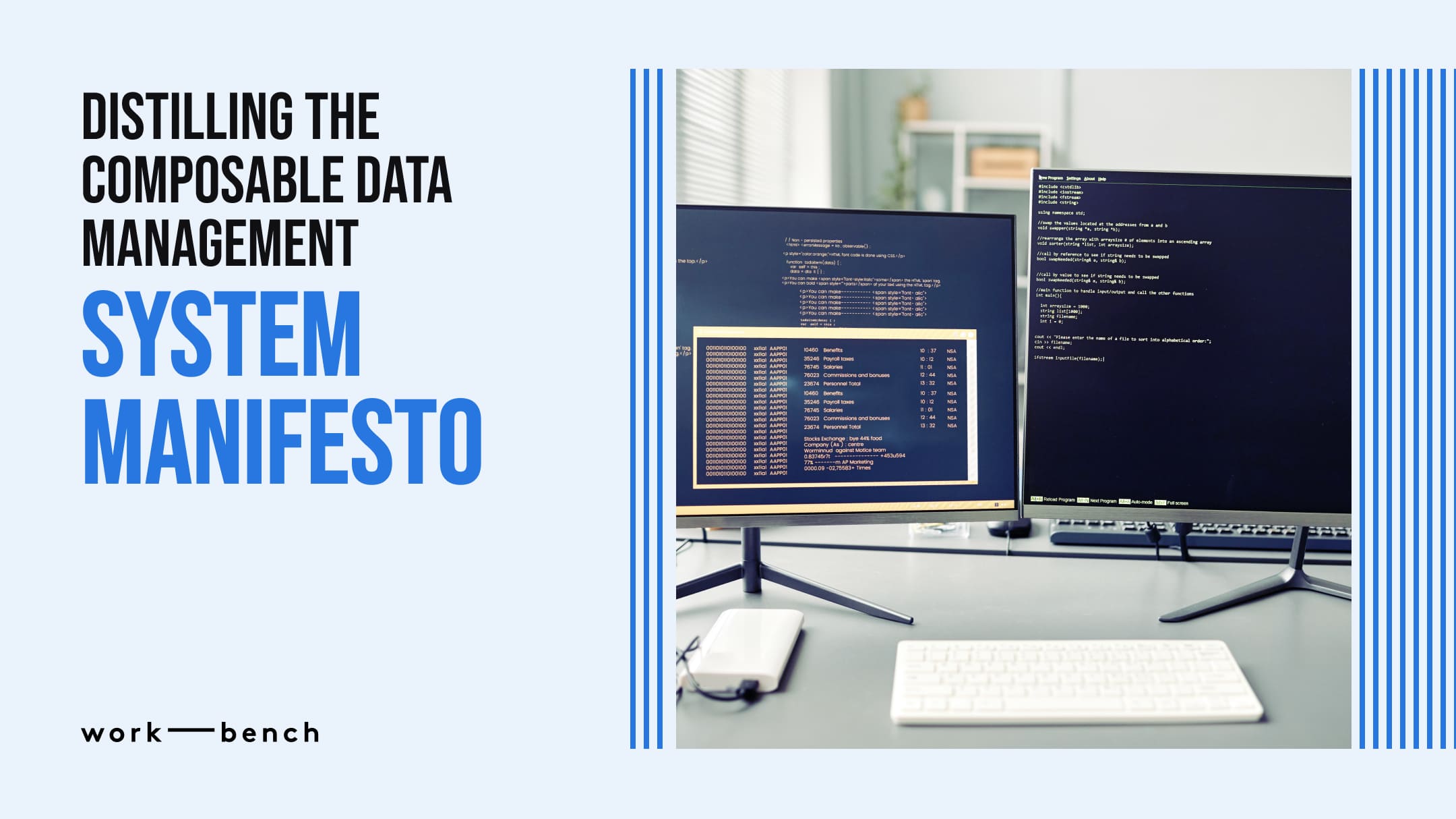 Distilling The Composable Data Management System Manifesto — Work-Bench