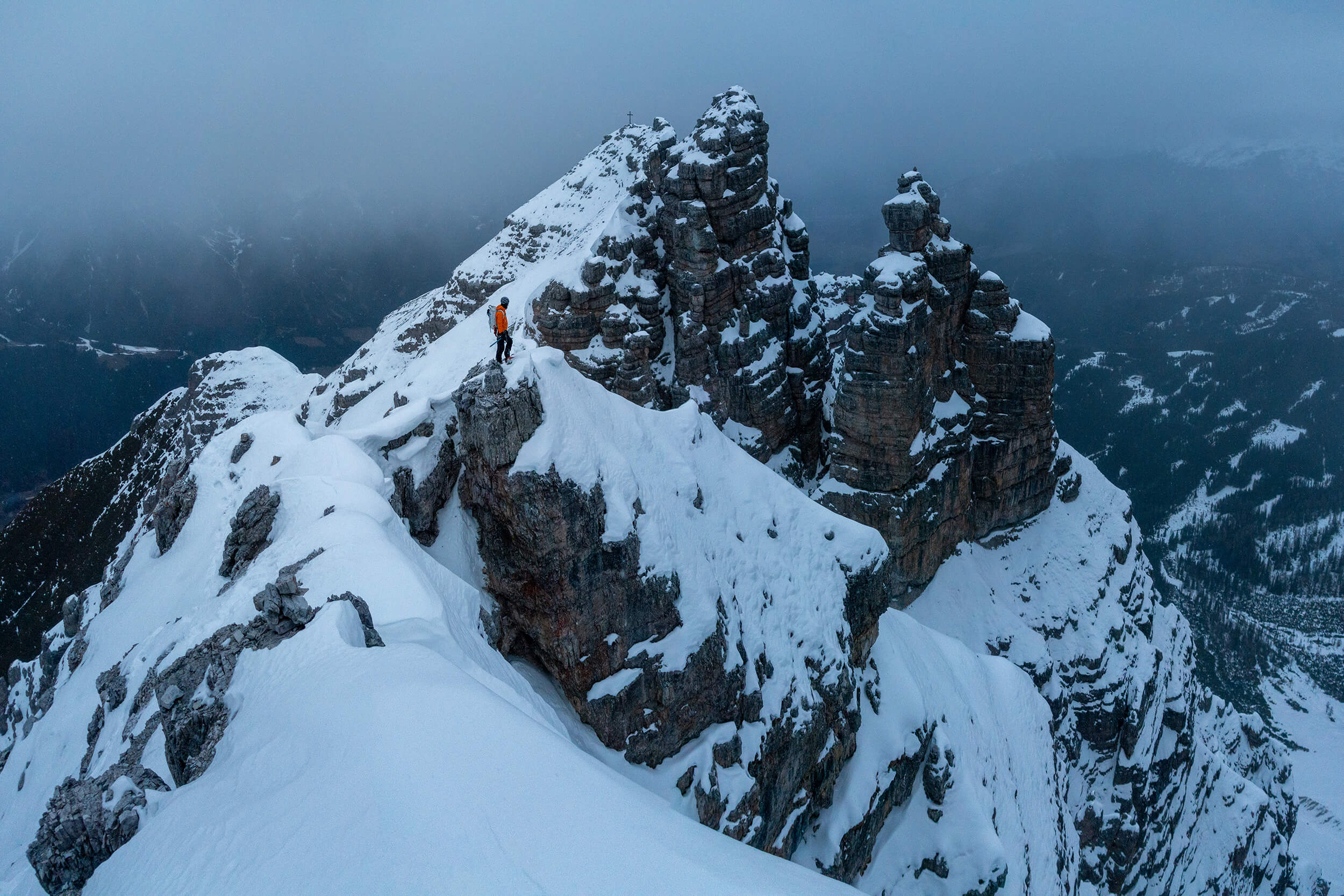 Serles Ostgrat im Winter | Stubaier Bergführer, Tirol