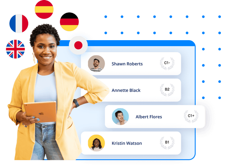 Pipplet - Online Language Assessment Tool for Business, in 40+ Languages