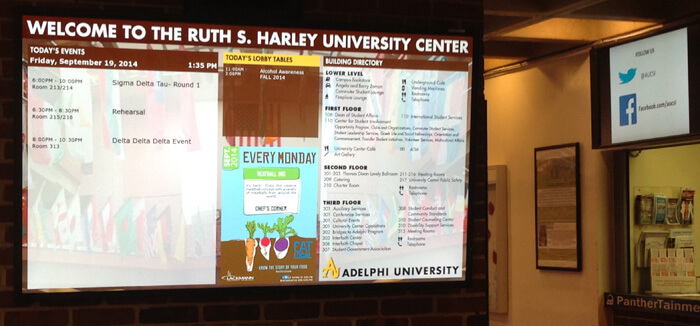 10 Best Examples of School Digital Signage in 2023 | Wallboard Blog