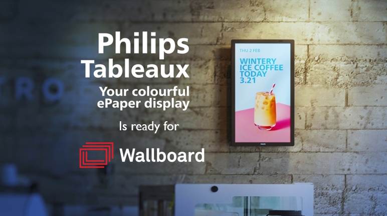 Revolutionary Integration: Wallboard Meets Philips Tableaux ePaper ...