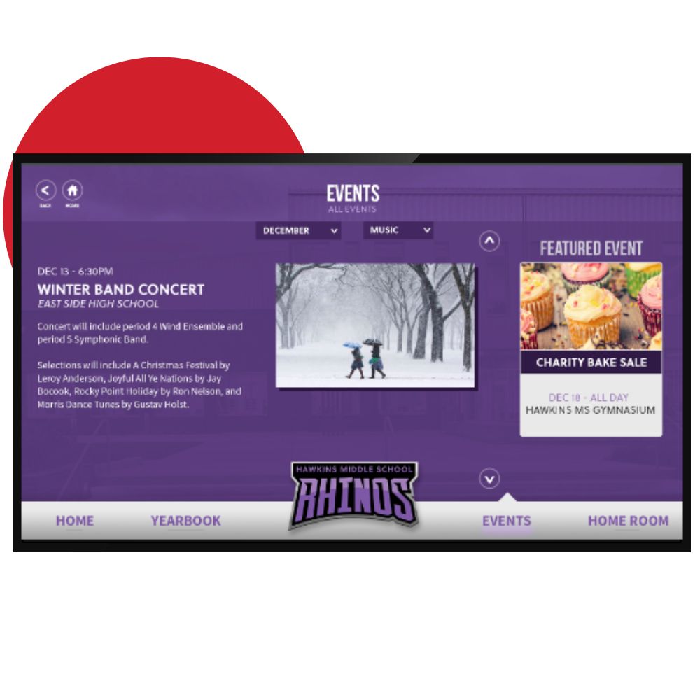 Digital signage for Schools | Wallboard