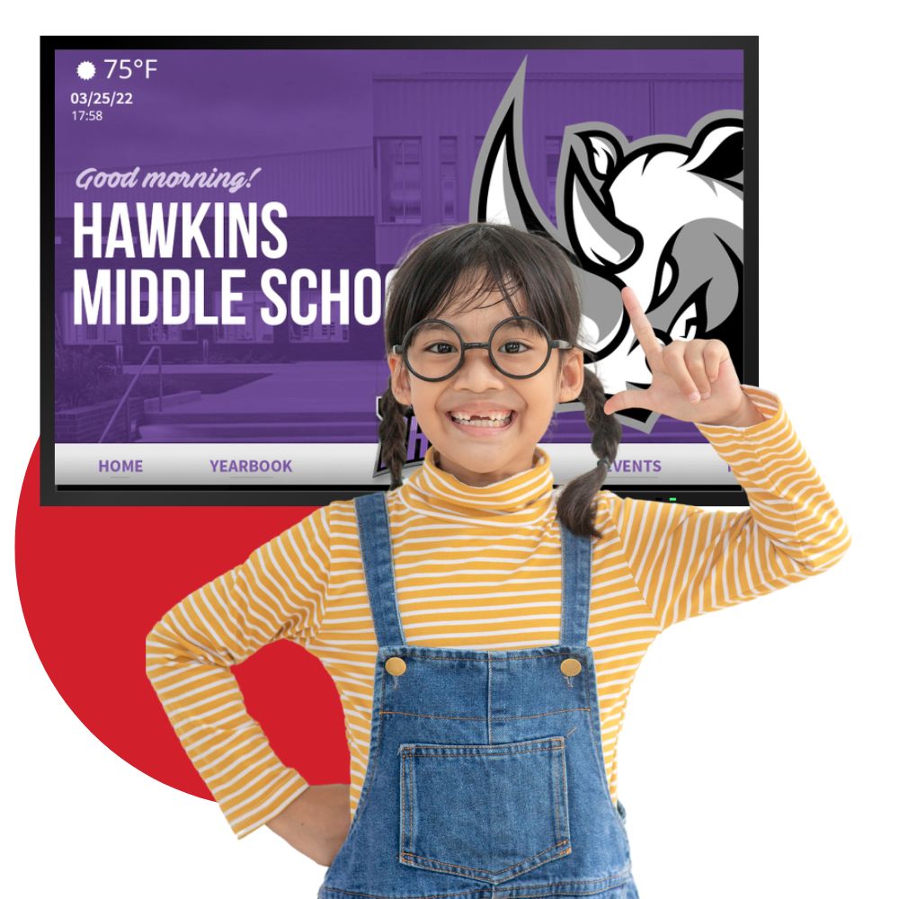Digital signage for Schools | Wallboard