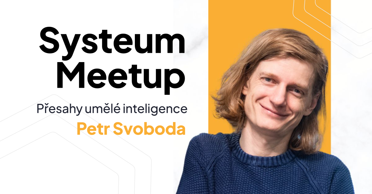 CodeNow's CEO Petr Svoboda at the Systeum Meetup 2024: Navigating the AI Overlaps