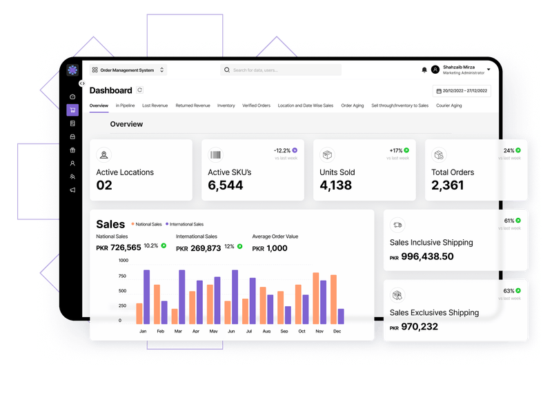XStak’s Order Management System