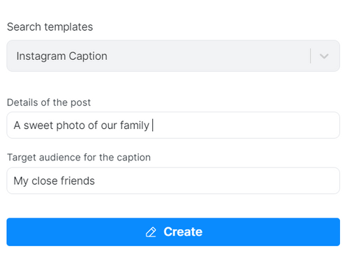 Generador de pies de foto de Instagram por TextCortex