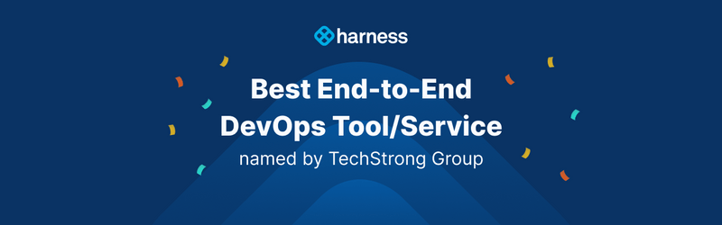 Harness Named Best End-to-End DevOps Tool/Service | Harness