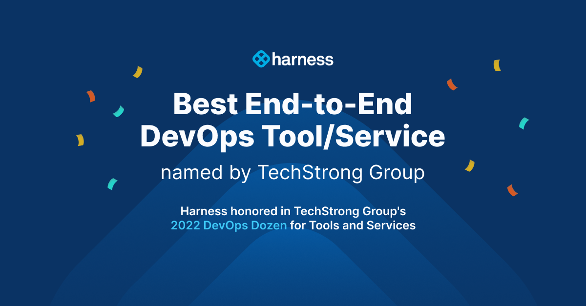 Harness Named Best End-to-End DevOps Tool/Service | Harness