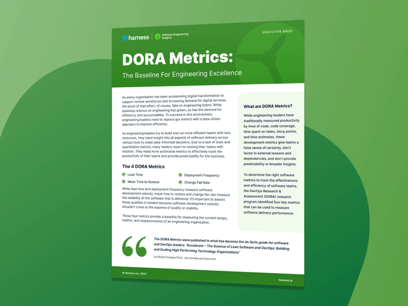 DORA Metrics: The Baseline For Engineering Excellence
