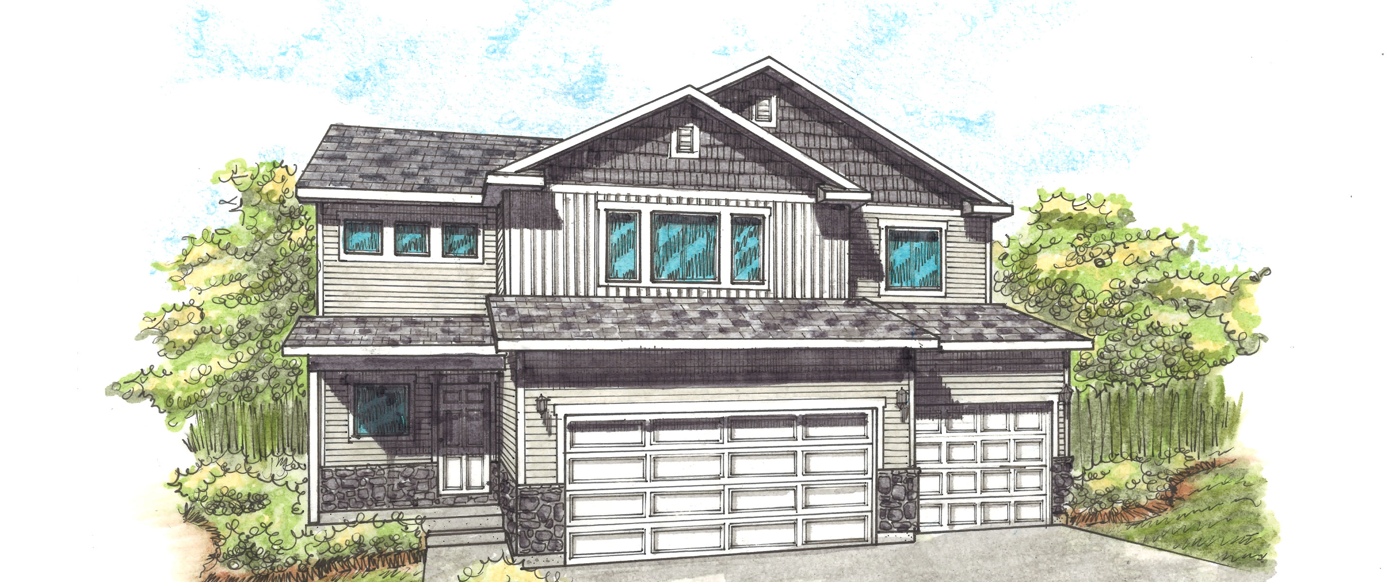 Phoenix - Two Story home plan from Sierra Homes