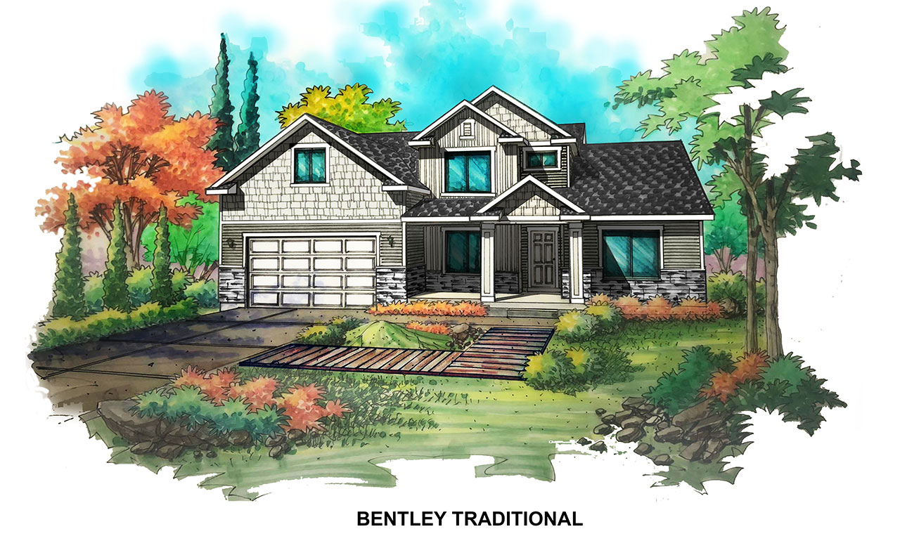 Bentley - Two Story home plan from Sierra Homes