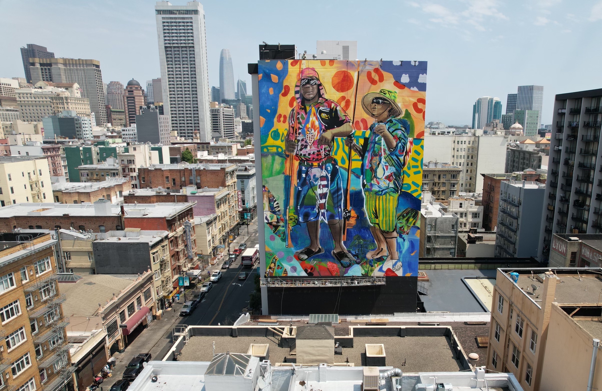 Hoist Media | Public Art | Hand Painted Murals