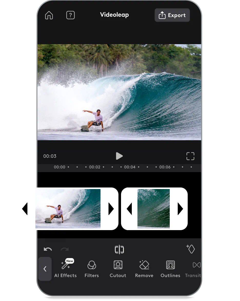 Video Trimmer: Cut Videos | Videoleap