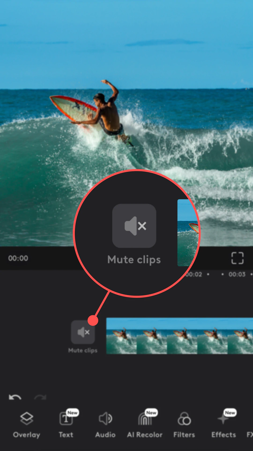Remove Audio from Video: Mute Video | Videoleap