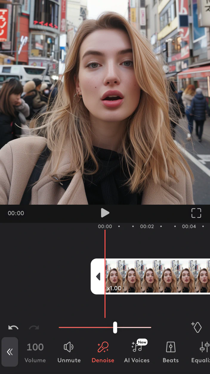 Remove Background Noise From Video | Videoleap