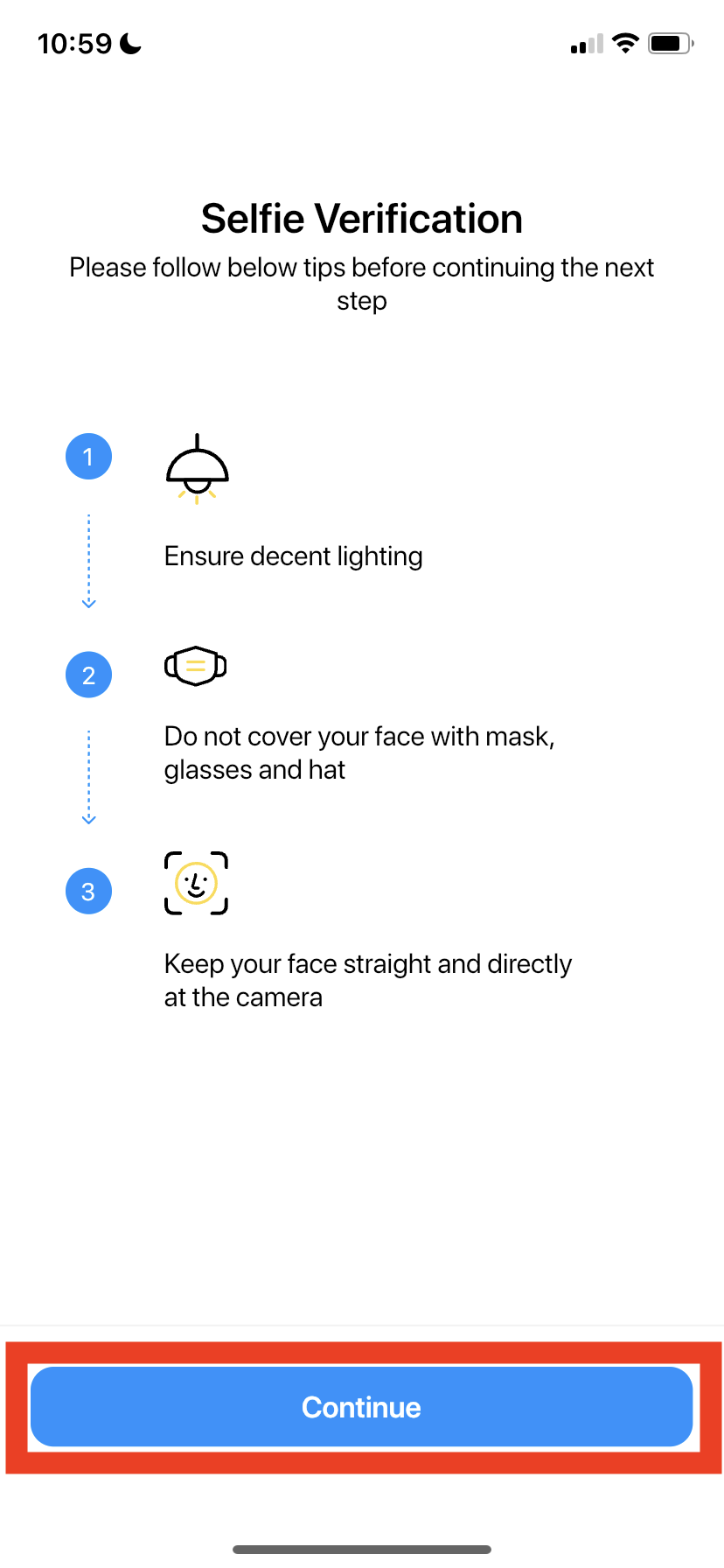 Sign up with Wonder App