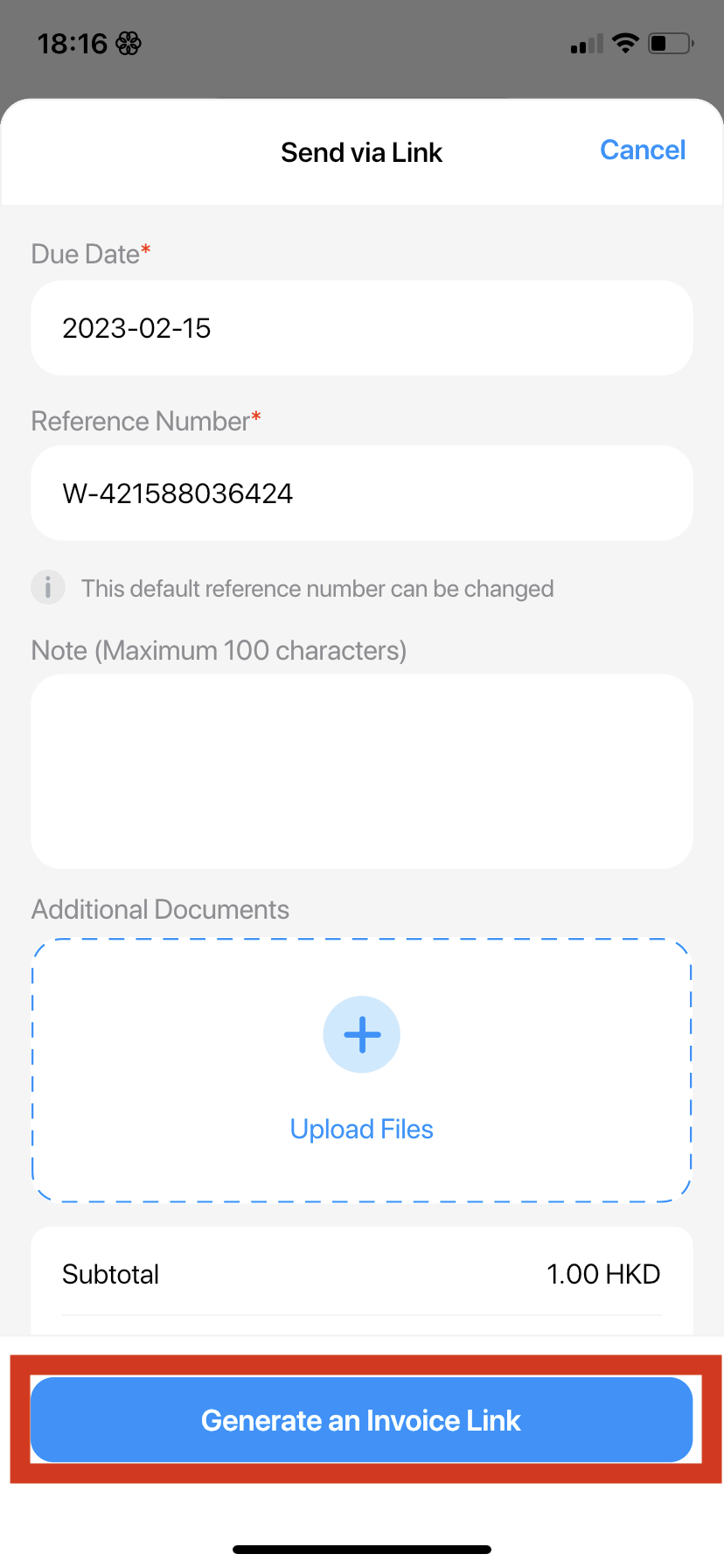 How to Generate an Invoice Link