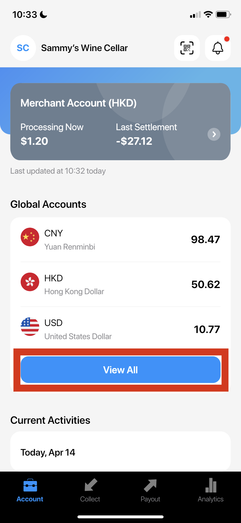 How to Add Fund to your Global Account
