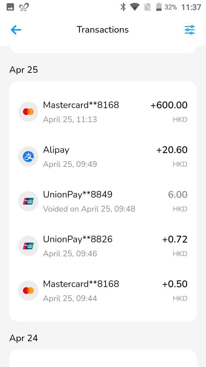 Void and Refund Payments