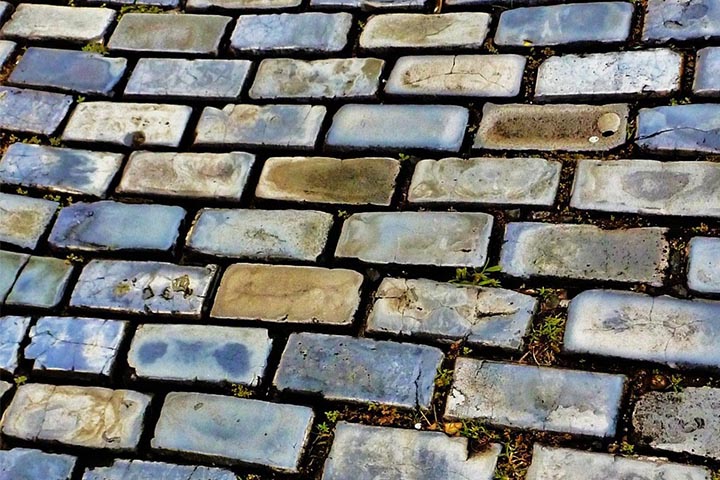 Upgrade Paths with Clover Leaf Brick Flooring