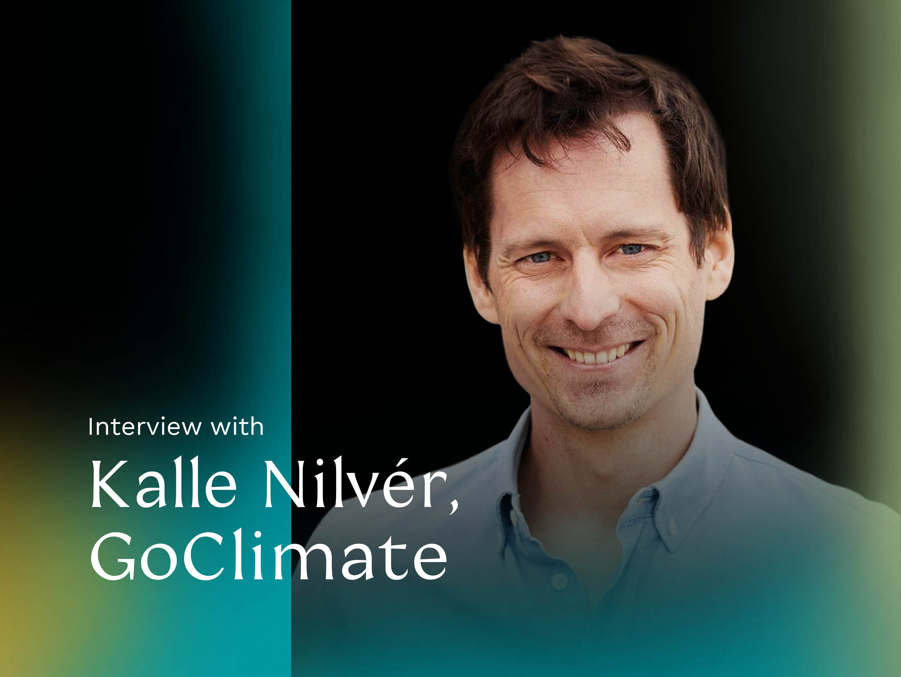 Origin Story Interview W/ Kalle Nilvér, GoClimate